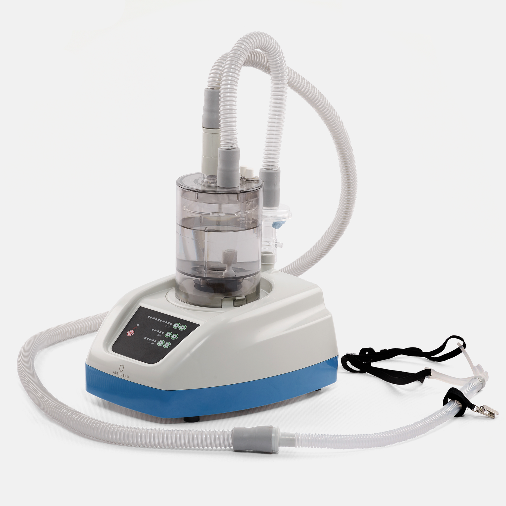 High Flow therapy device for home use — Airblend Medical