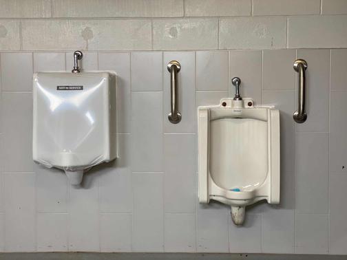 Not In Service Urinal Wraps | DropStopper