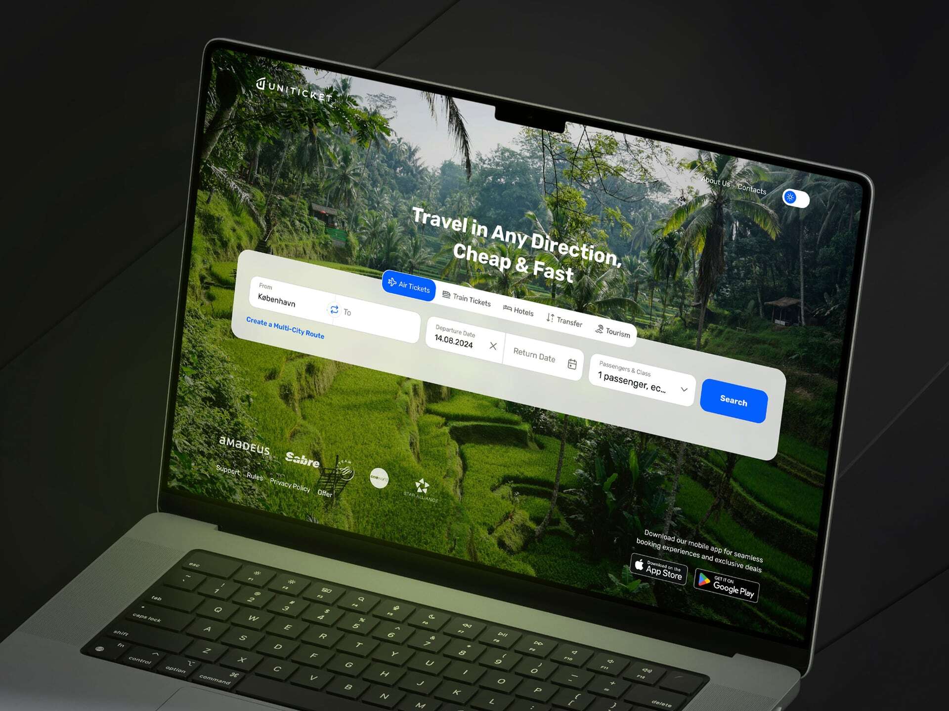 Uniticket | Case study | VC design