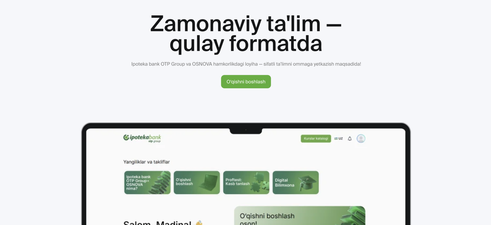 Ipoteka bank OTP Group x OSNOVA Bilimxona