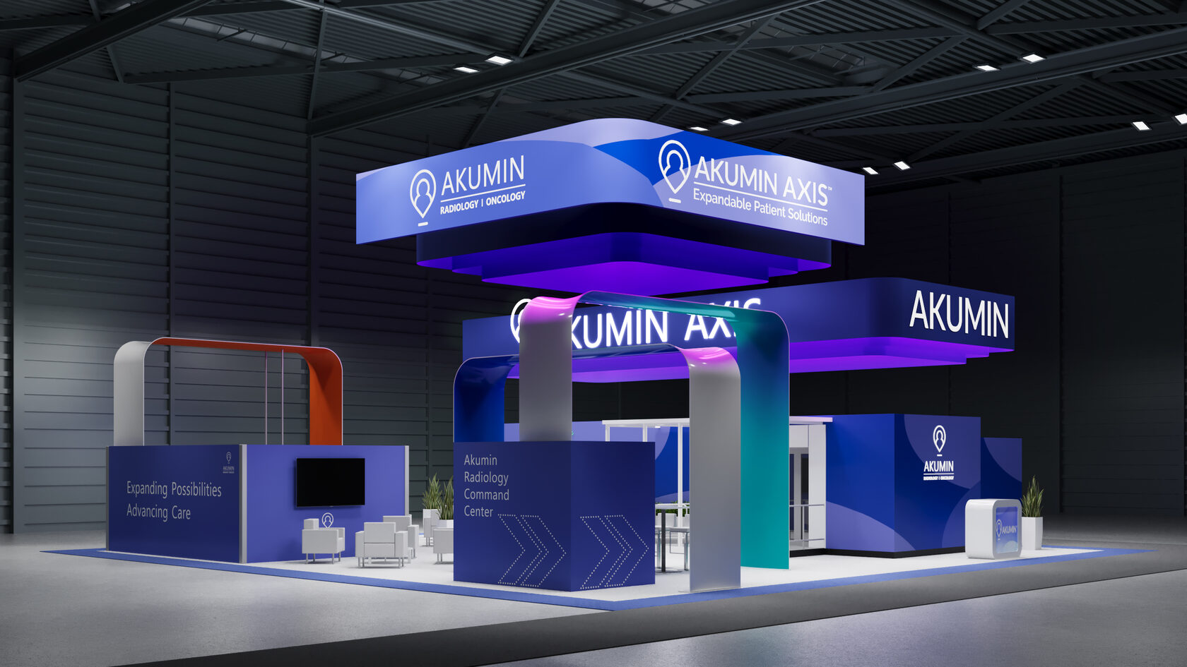 AKUMIN RSNA 2024 BOOTH DESIGN