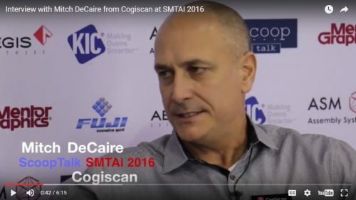 Interview with Mitch DeCaire from Cogiscan at SMTAI 2016