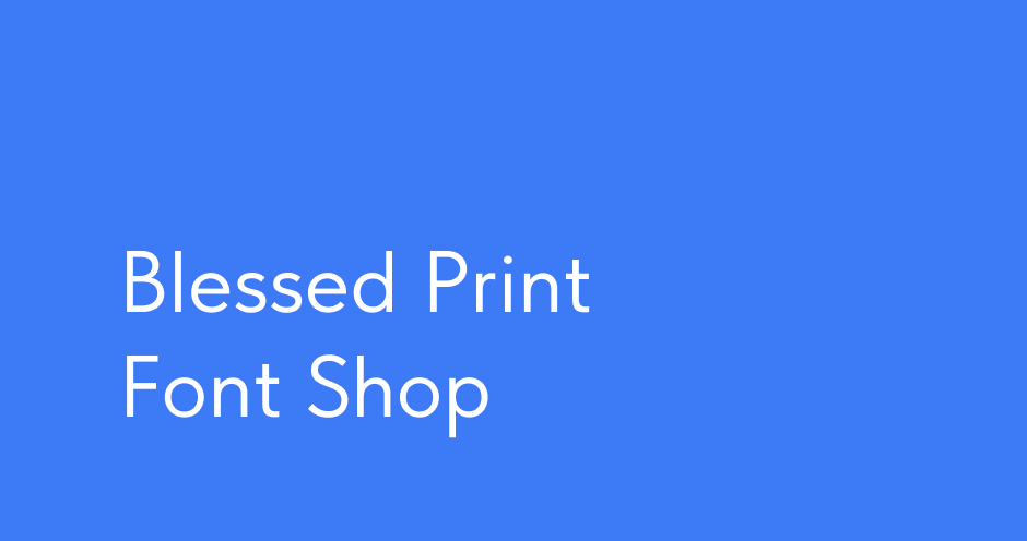 Stunning Fonts | Script Fonts, Serif Fonts - Blessed Print