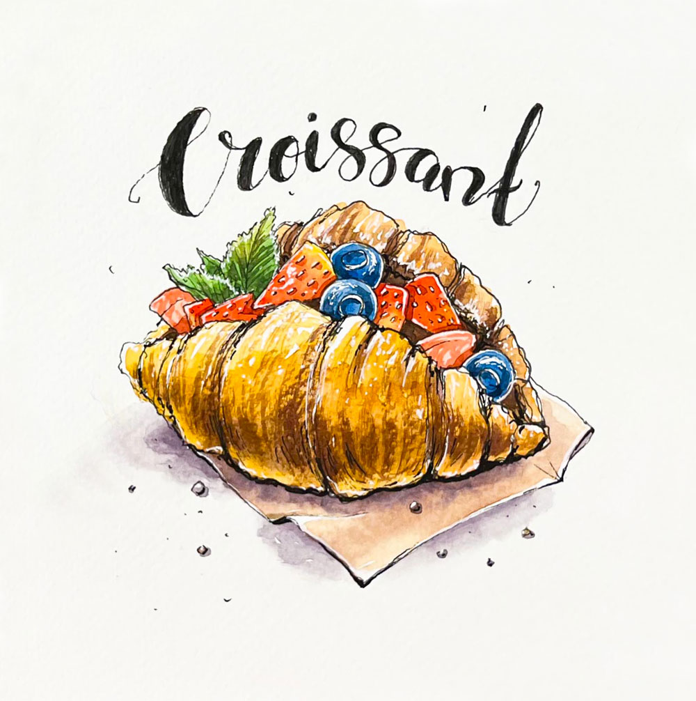 Your First Steps in Watercolor Sketching Course for Beginners B