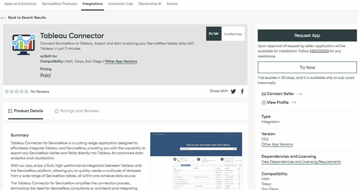 ServiceNow Tableau Integration: How to Connect Tableau to ServiceNow