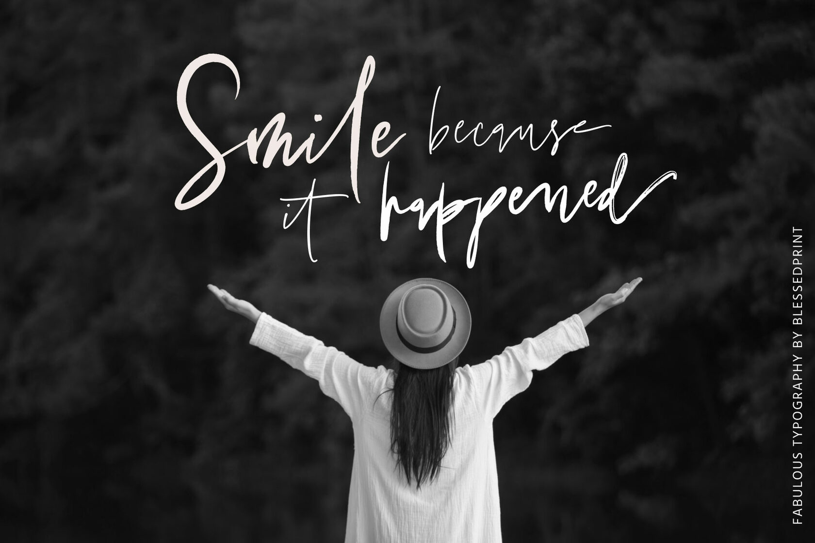 Fabulous Style Font | Script Fonts - Blessed Print
