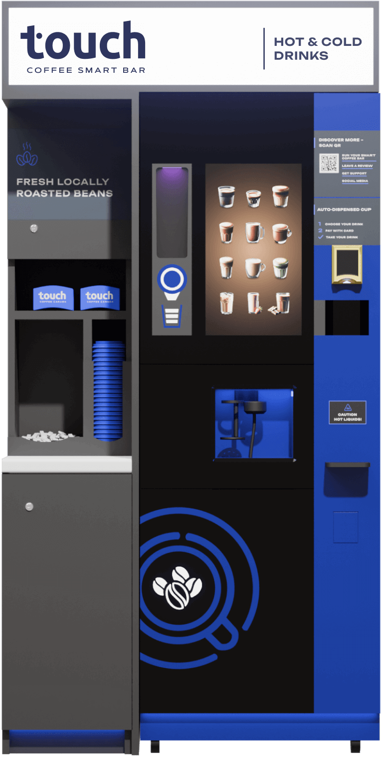 "Touch Coffee" – a fully automated, self-service coffee station