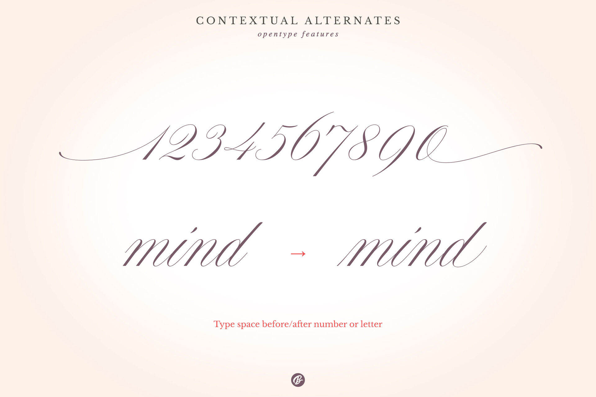 Juliette Font | Romantic wedding script by Blessed Print