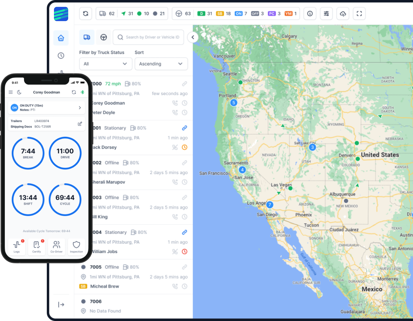 Factor ELD — FMCSA-Approved ELD, GPS Tracking & Fleet Management Solution