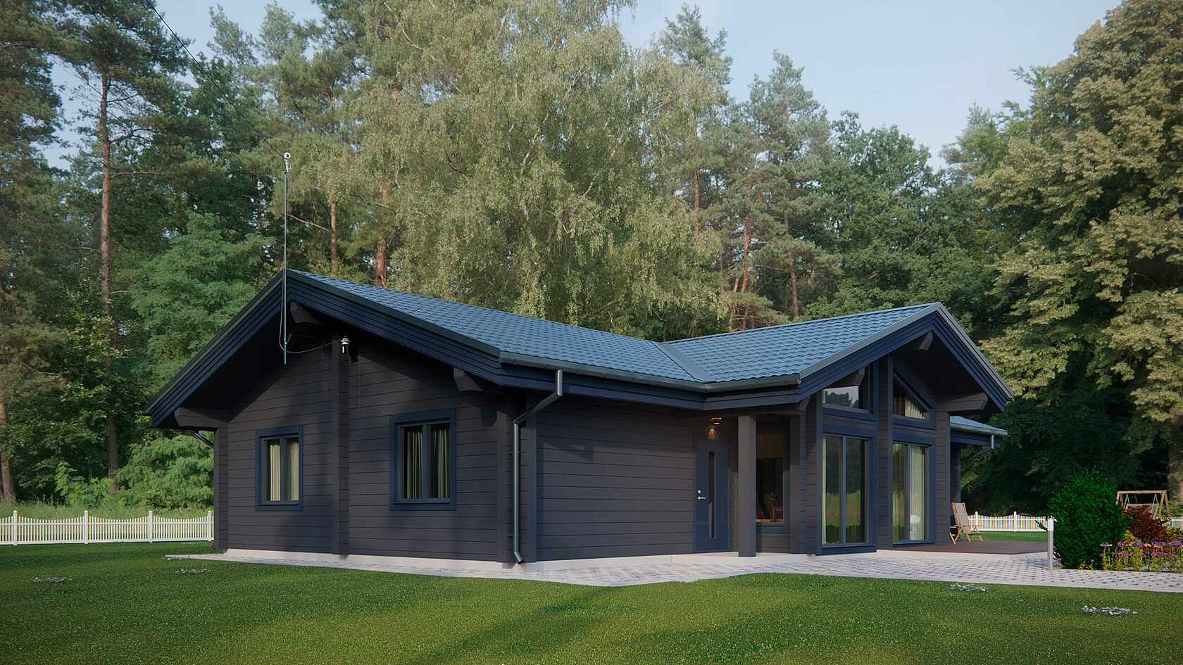 Premium prefab bigger home kit - Gotham - 1388 ft² / 129 m²