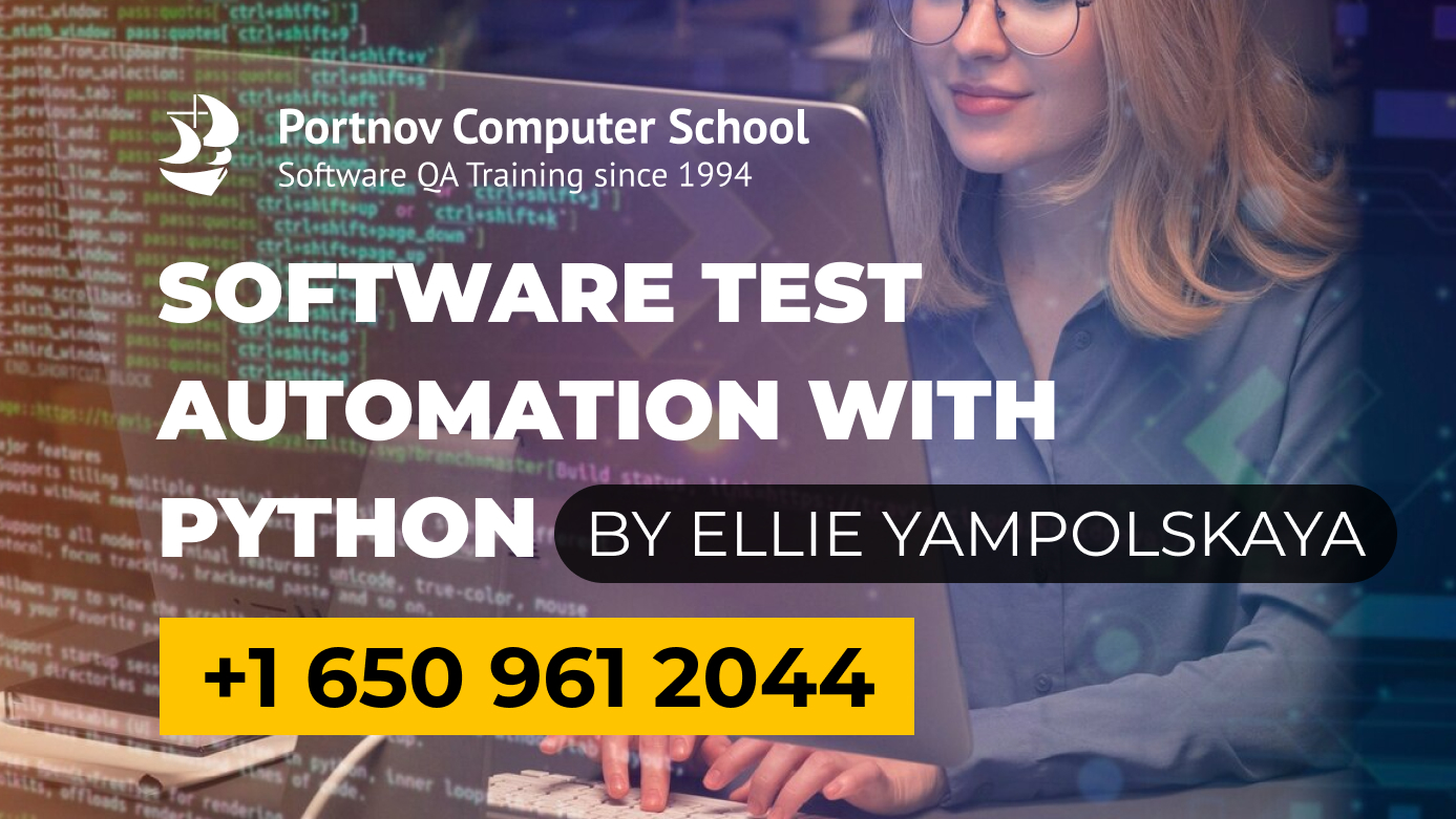 SOFTWARE TEST AUTOMATION WITH PYTHON BY ELLIE YAMPOLSKAYA SOFTWARE TEST AUTOMATION WITH PYTHON BY ELLIE YAMPOLSKAYA