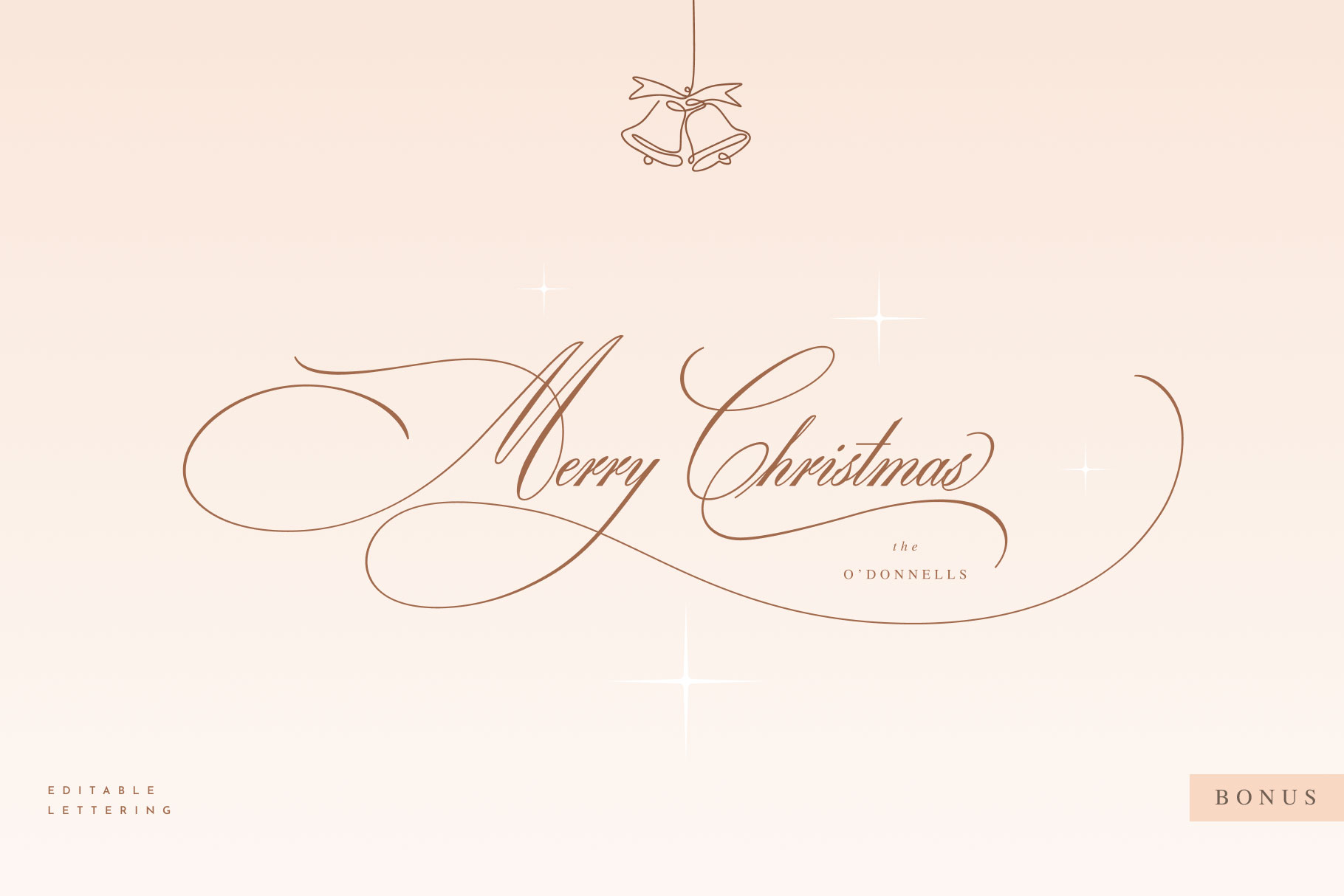 Ecatherina Font | Spencerian scripts - Blessed Print