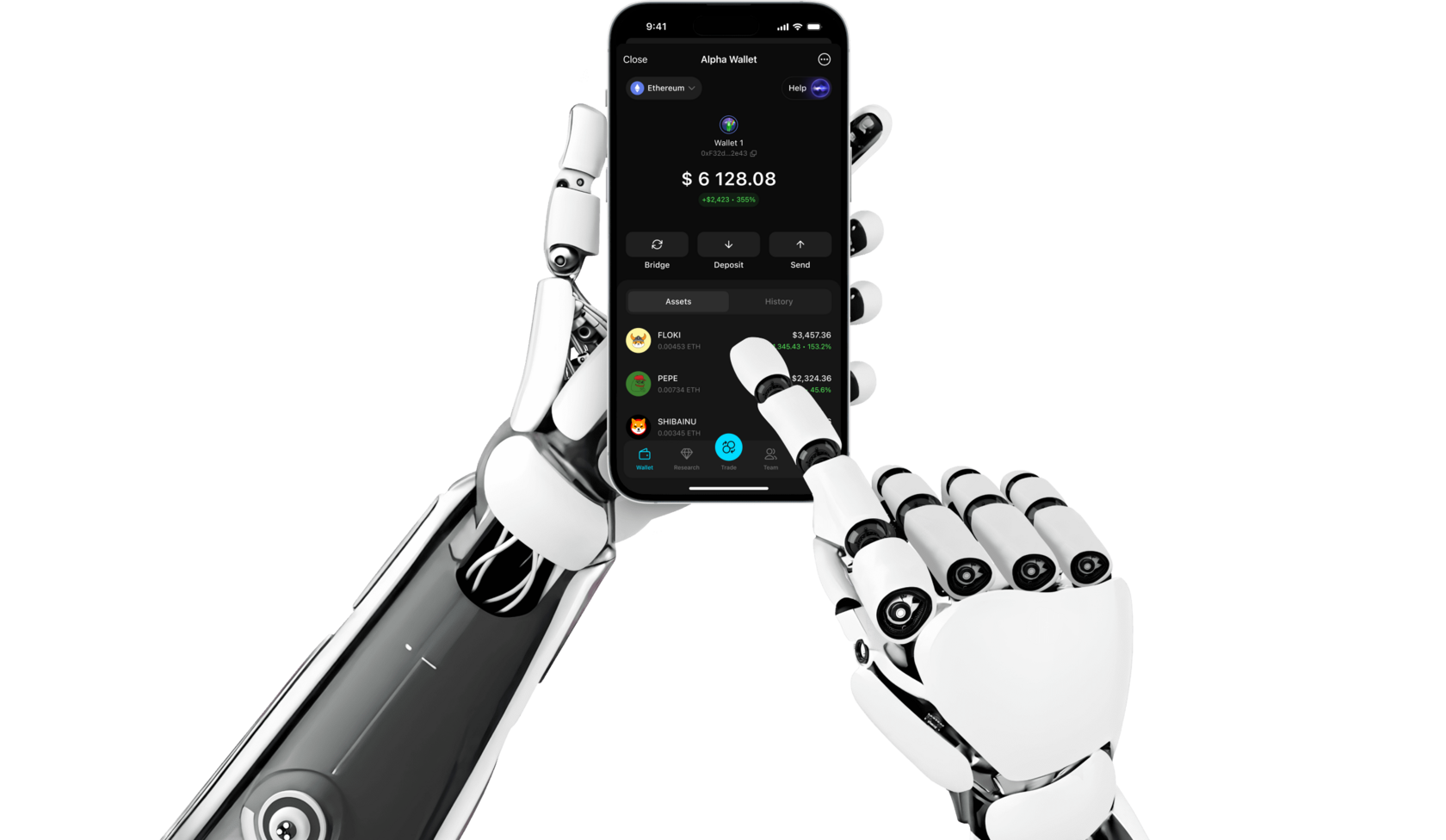 DEX Crypto Wallet on Telegram - Alpha DEX