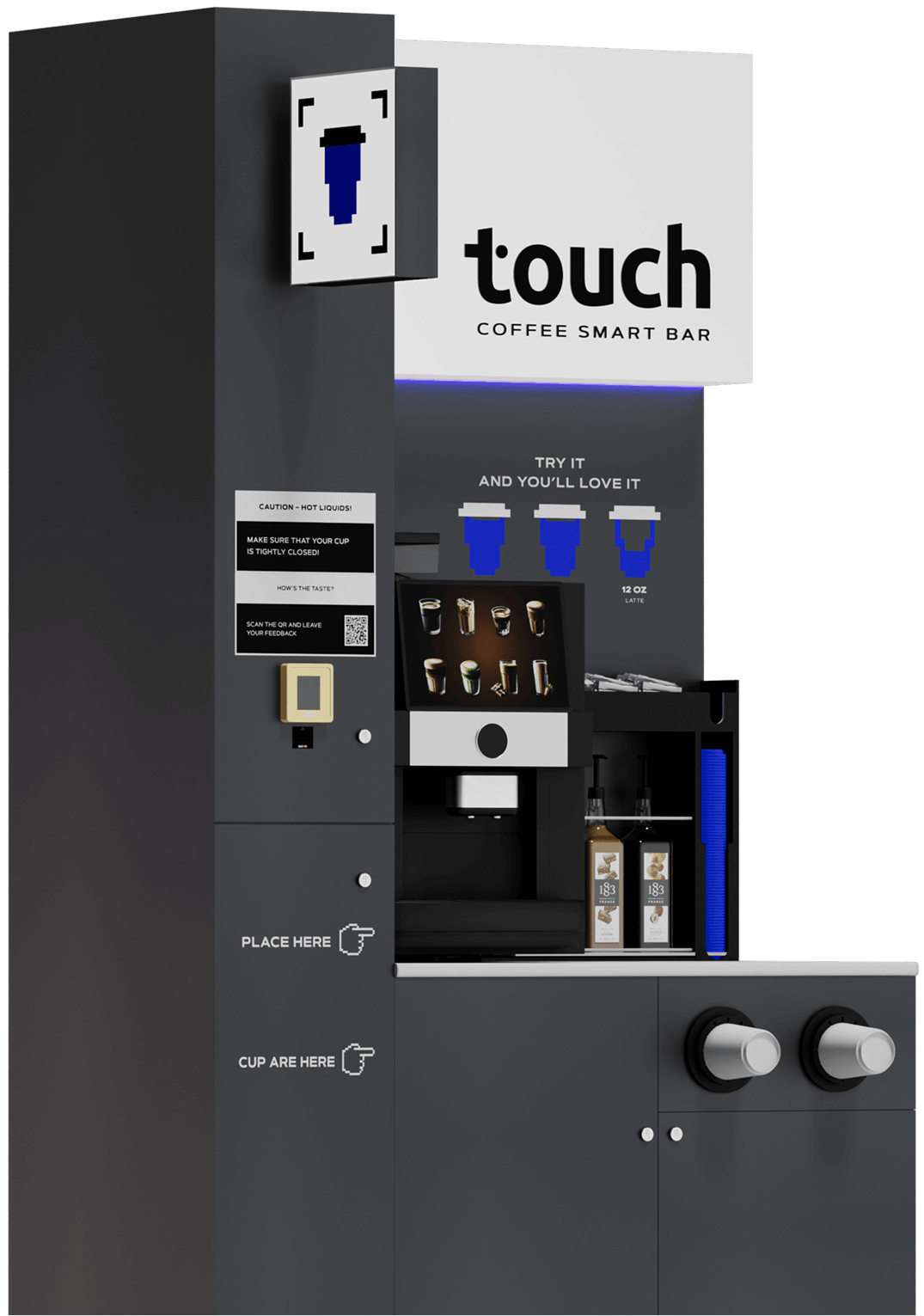 "Touch Coffee" – a fully automated, self-service coffee station