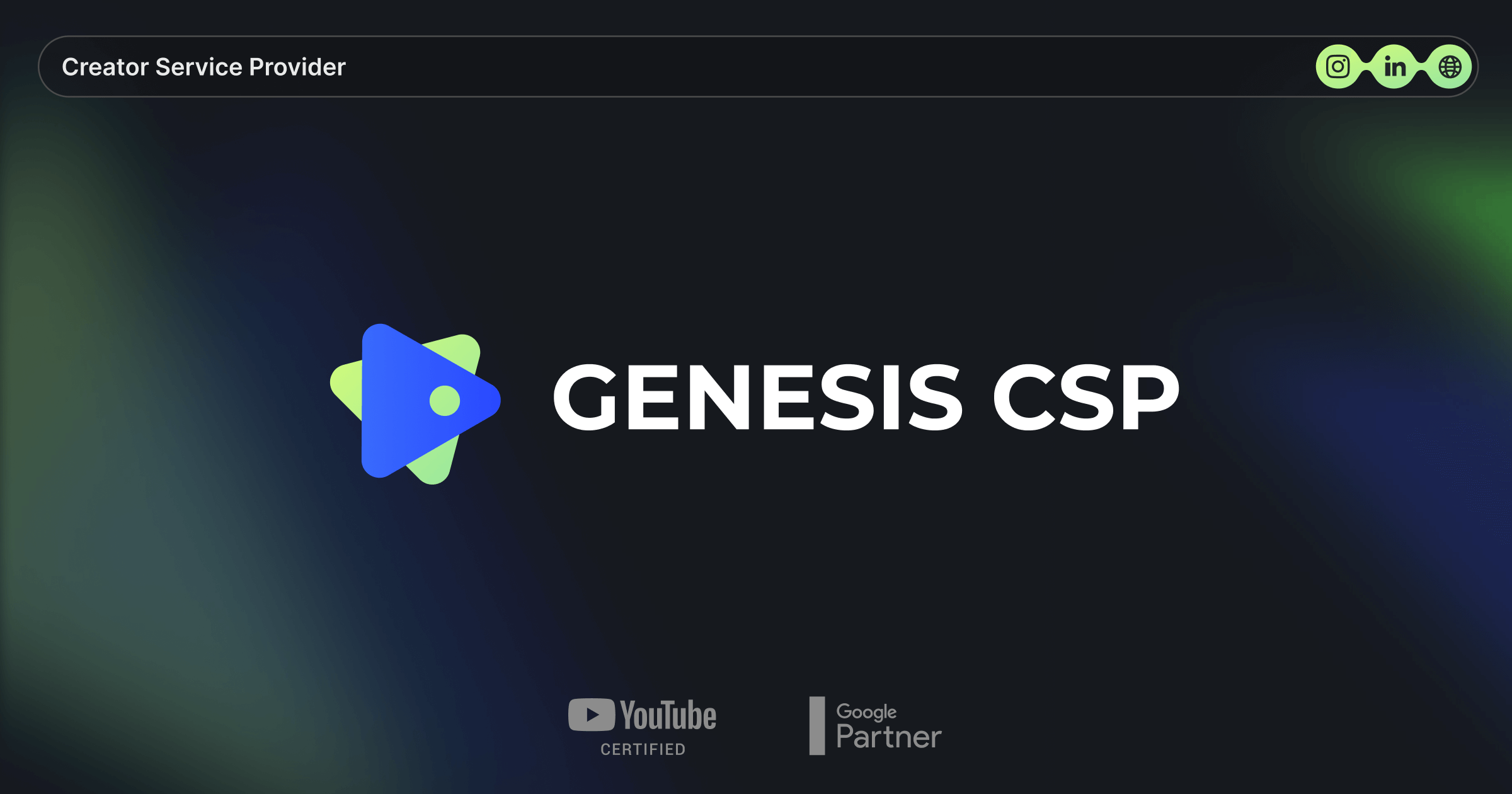 Genesis CSP: an all-in-one ecosystem for creators and brands