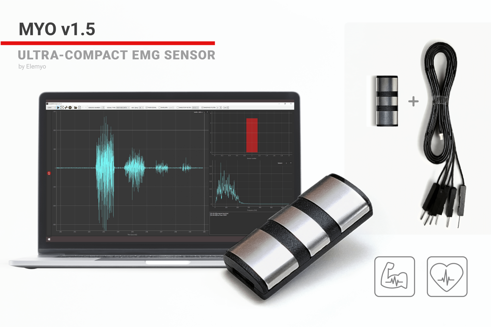Buy myoelectric (EMG) sensor MYO v1.5