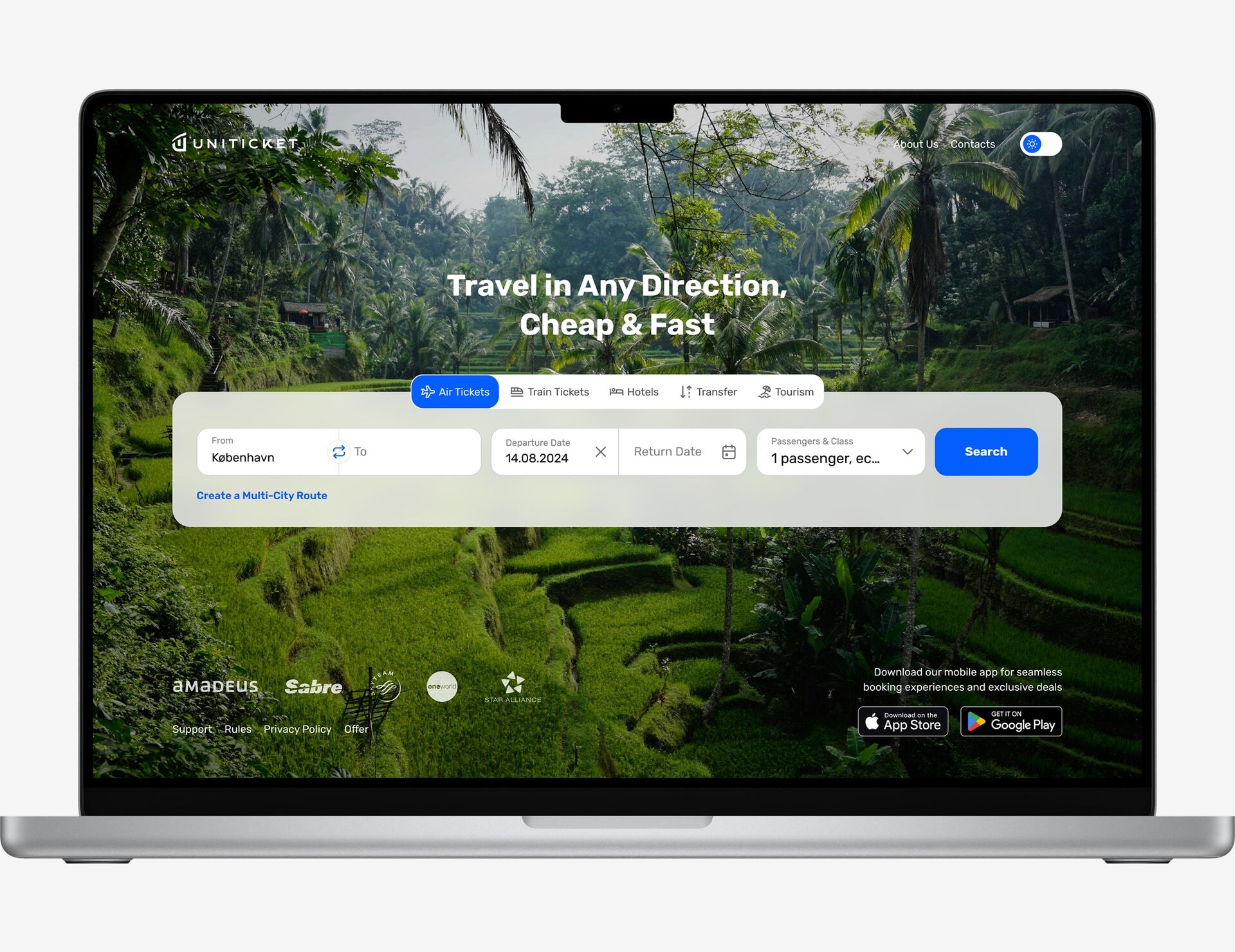 Uniticket | Case study | VC design
