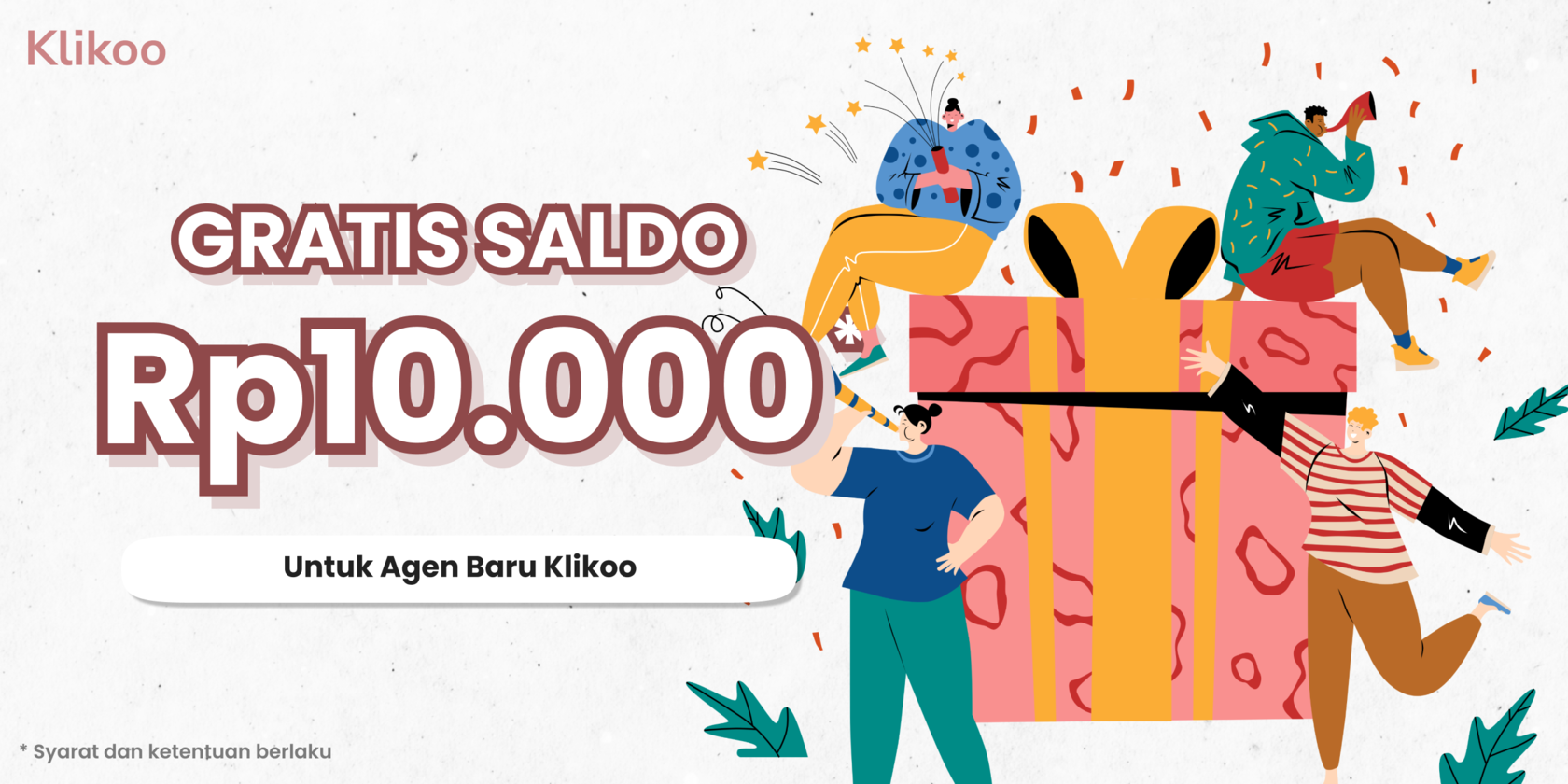 Gratis Saldo Rp10.000 untuk Pengguna Baru — Klikoo Promo