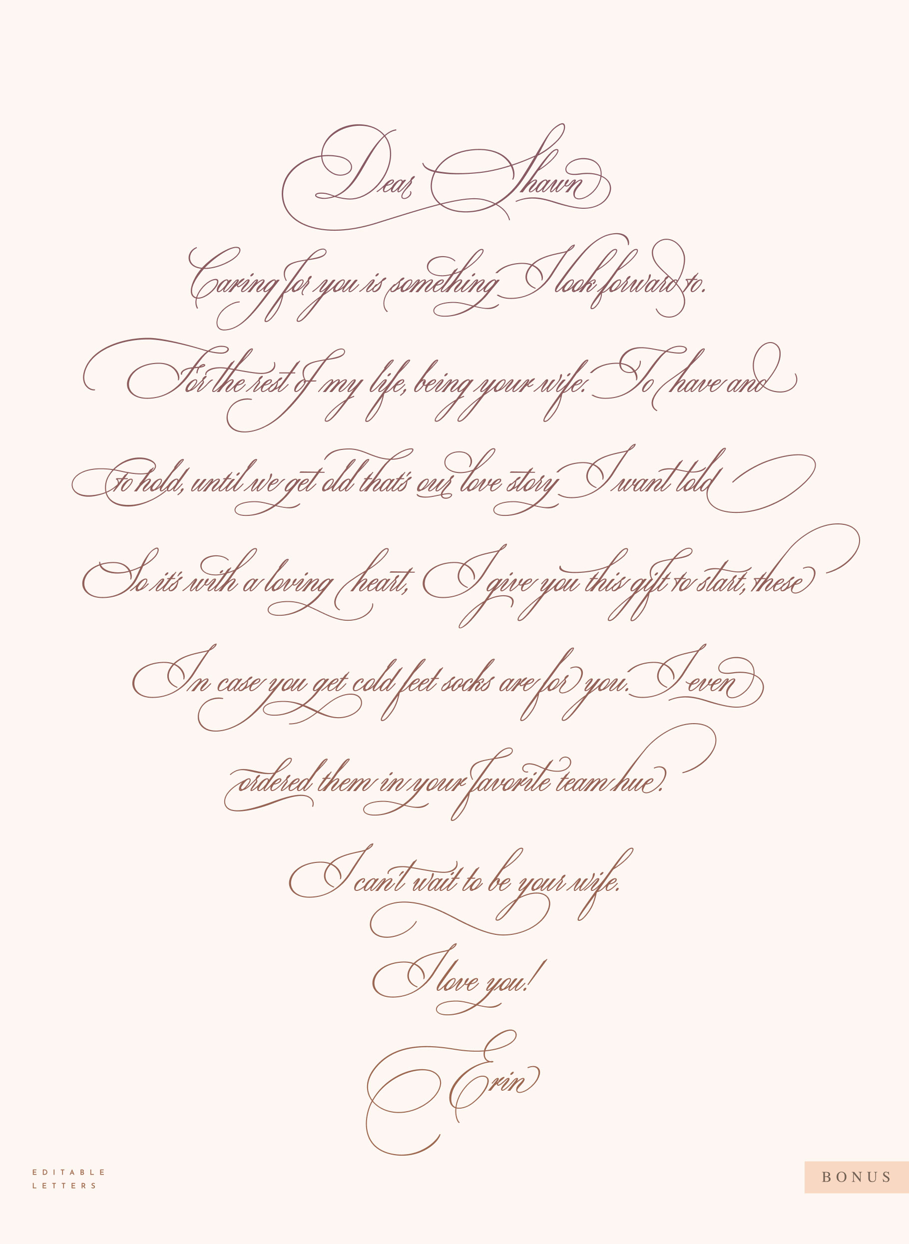 Ecatherina Font | Spencerian scripts - Blessed Print