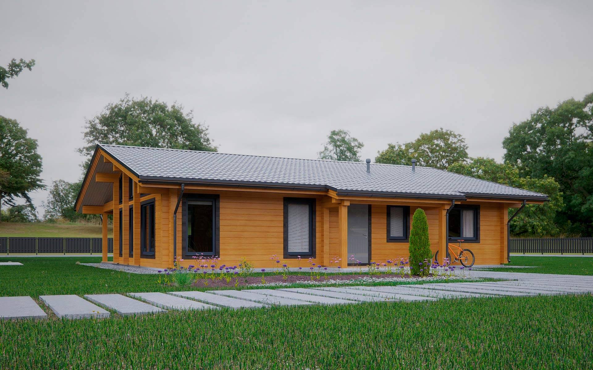 Premium prefabricated home kit - Yoho - 1550 ft² / 144 m²