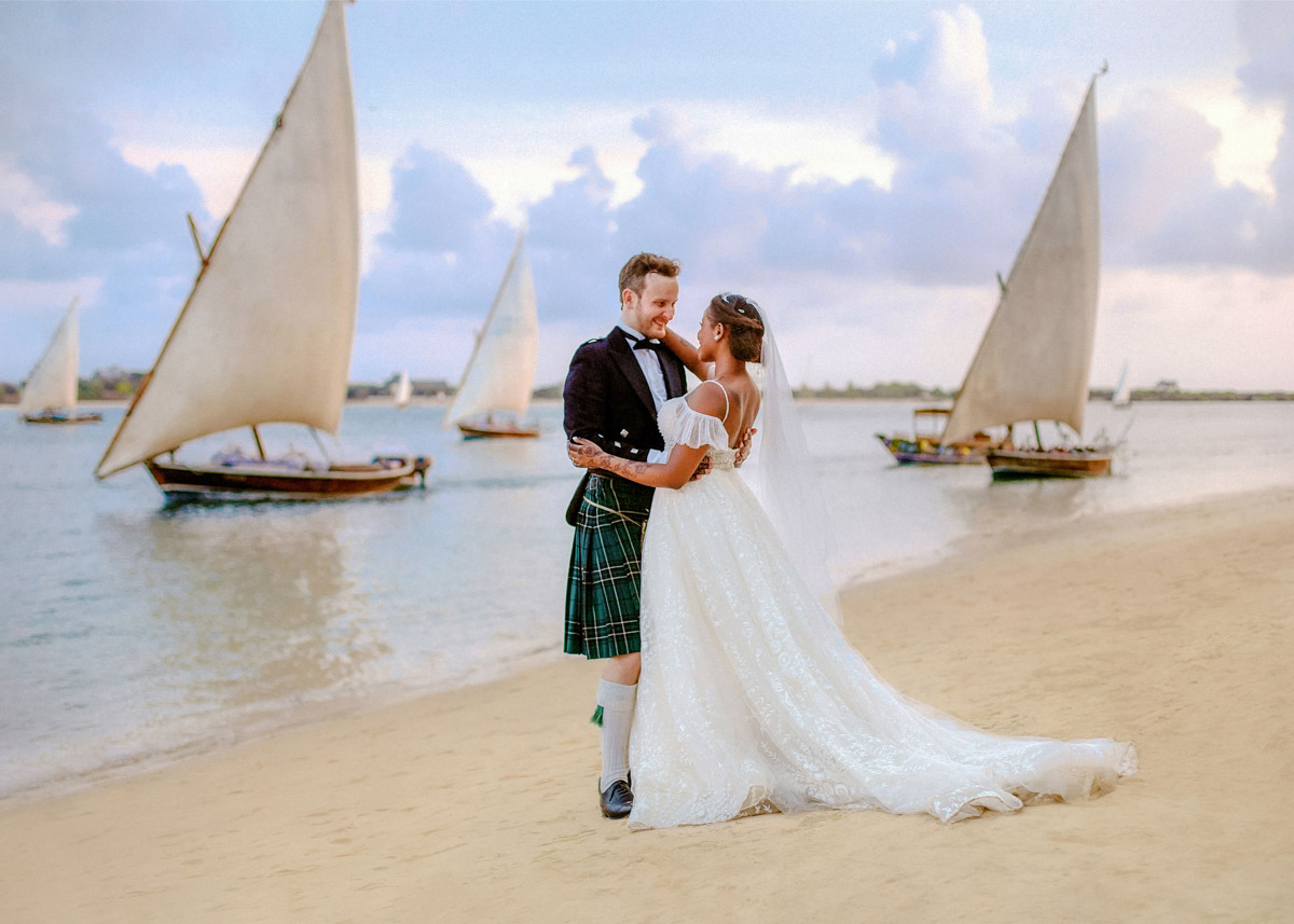 Love Story by the Ocean: An Intimate Wedding in Lamu - Kenya ...