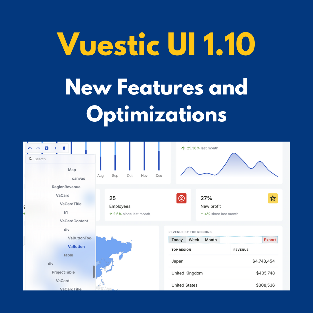 Vuestic UI 1.10 Release: New Features and Optimizations