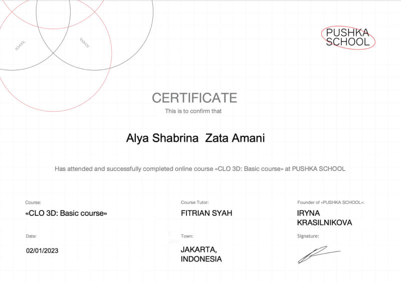 Pushka School Indonesia - Kursus Pattern Making (Pembuatan Pola)