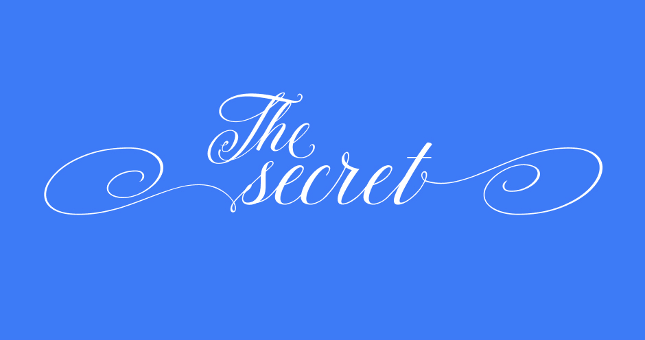 The Secret Font | Script Fonts - Blessed Print