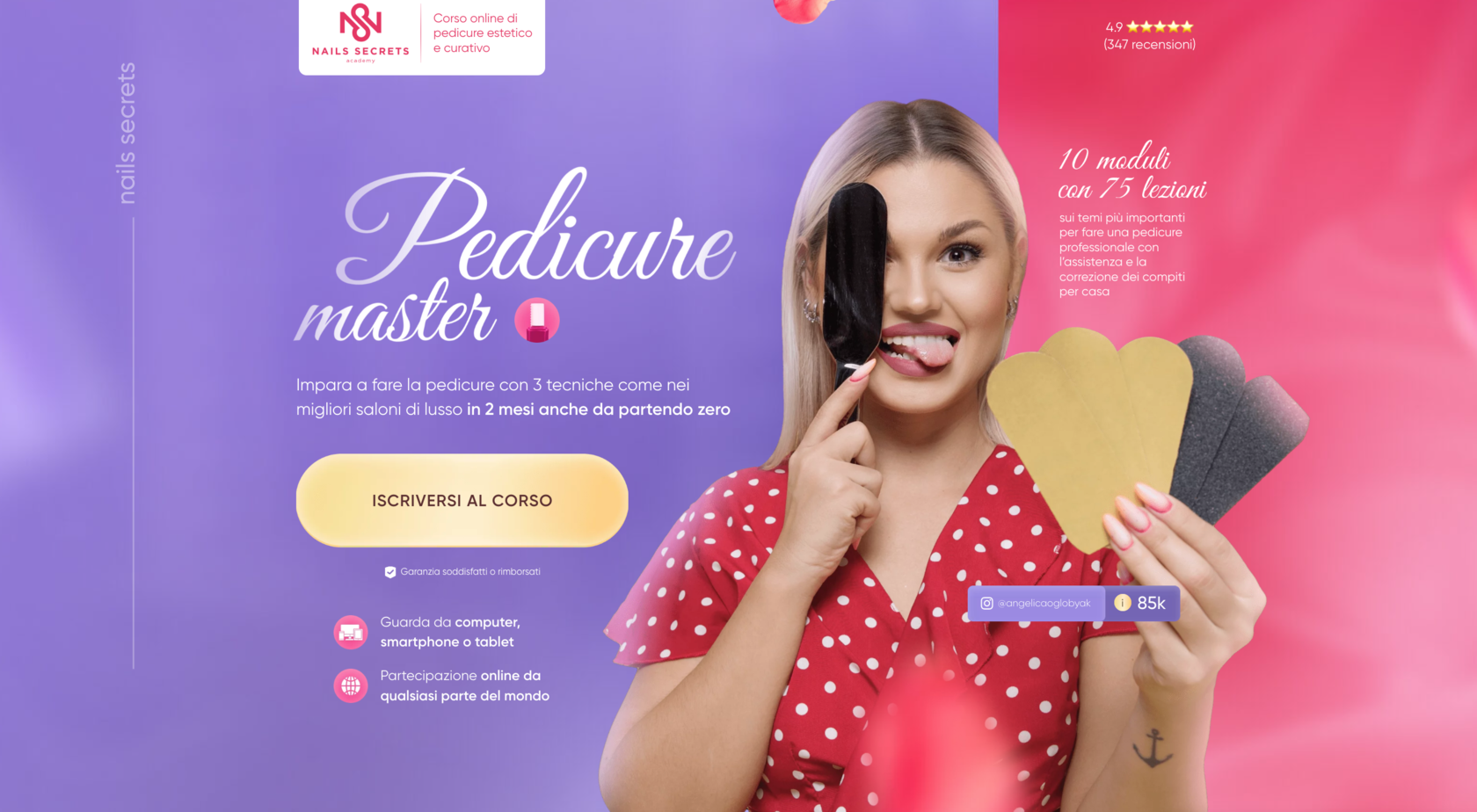 Corso Pedicure Master Online | Nails Secrets Academy