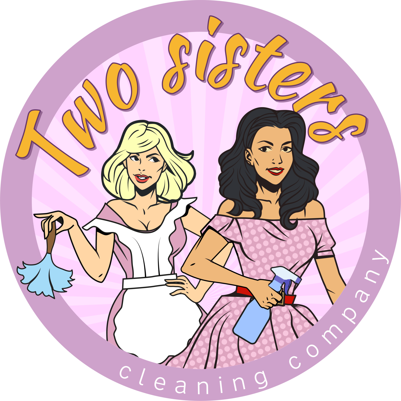 Elegant Two Sisters Maid To Clean Images