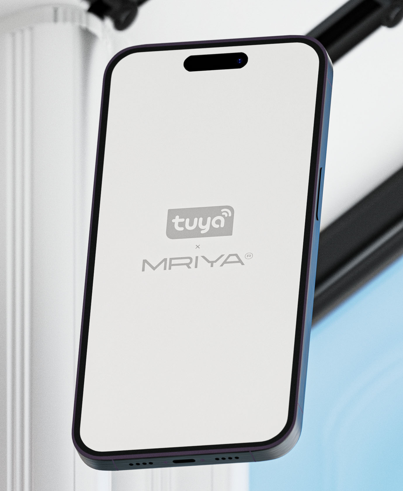 Купити розсувний електрокарниз прихованого монтажу для гіпсокартону MRIYA POWER в Україні