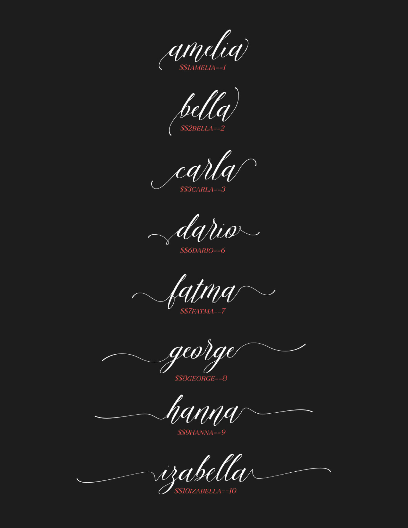 Amelia Font | Script Fonts - Blessed Print