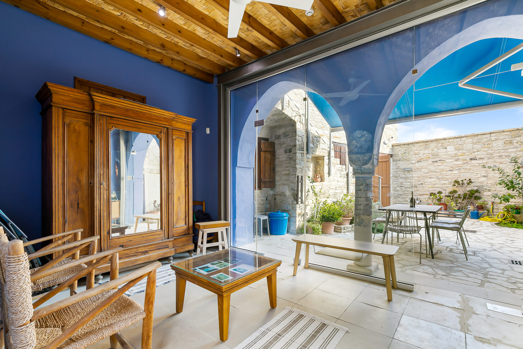 Blue Arches | Lefkara.Travel