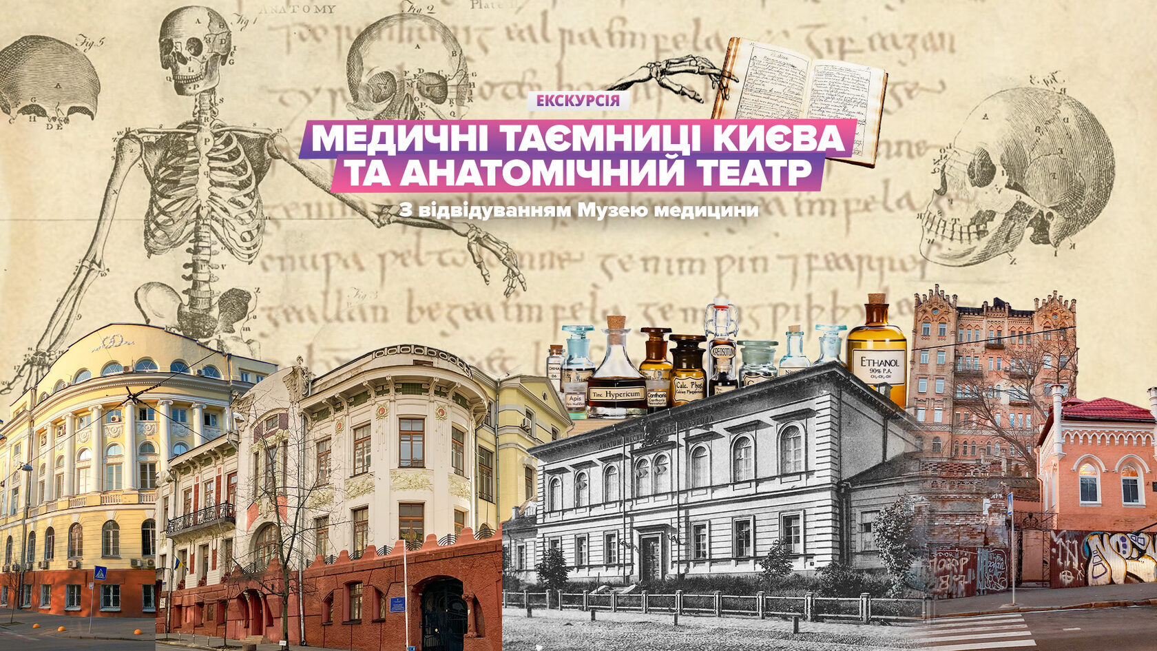 Екскурсія «Медичні таємниці Києва та Анатомічний театр» (з ...