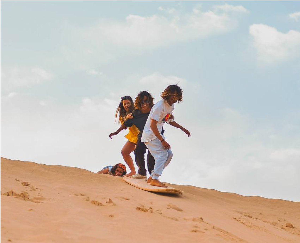 Desert surf Morocco