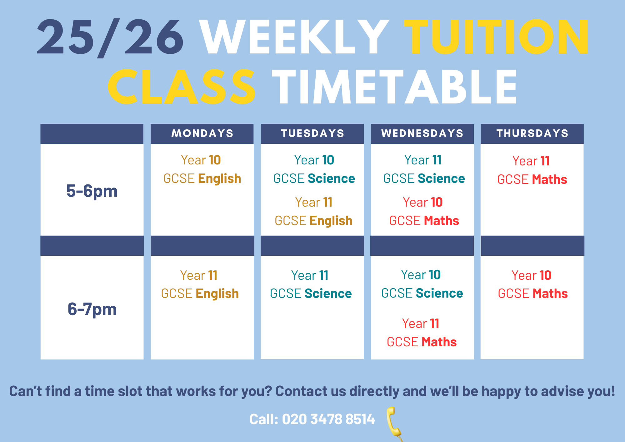 GCSE Tuition Classes Online | Qualified Teachers for Year 10 & 11