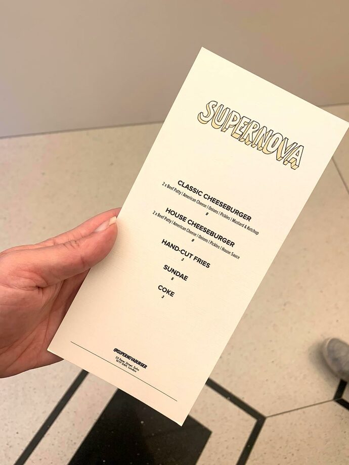 Beyond Burgers: Three talking points from lunch at Supernova, Soho