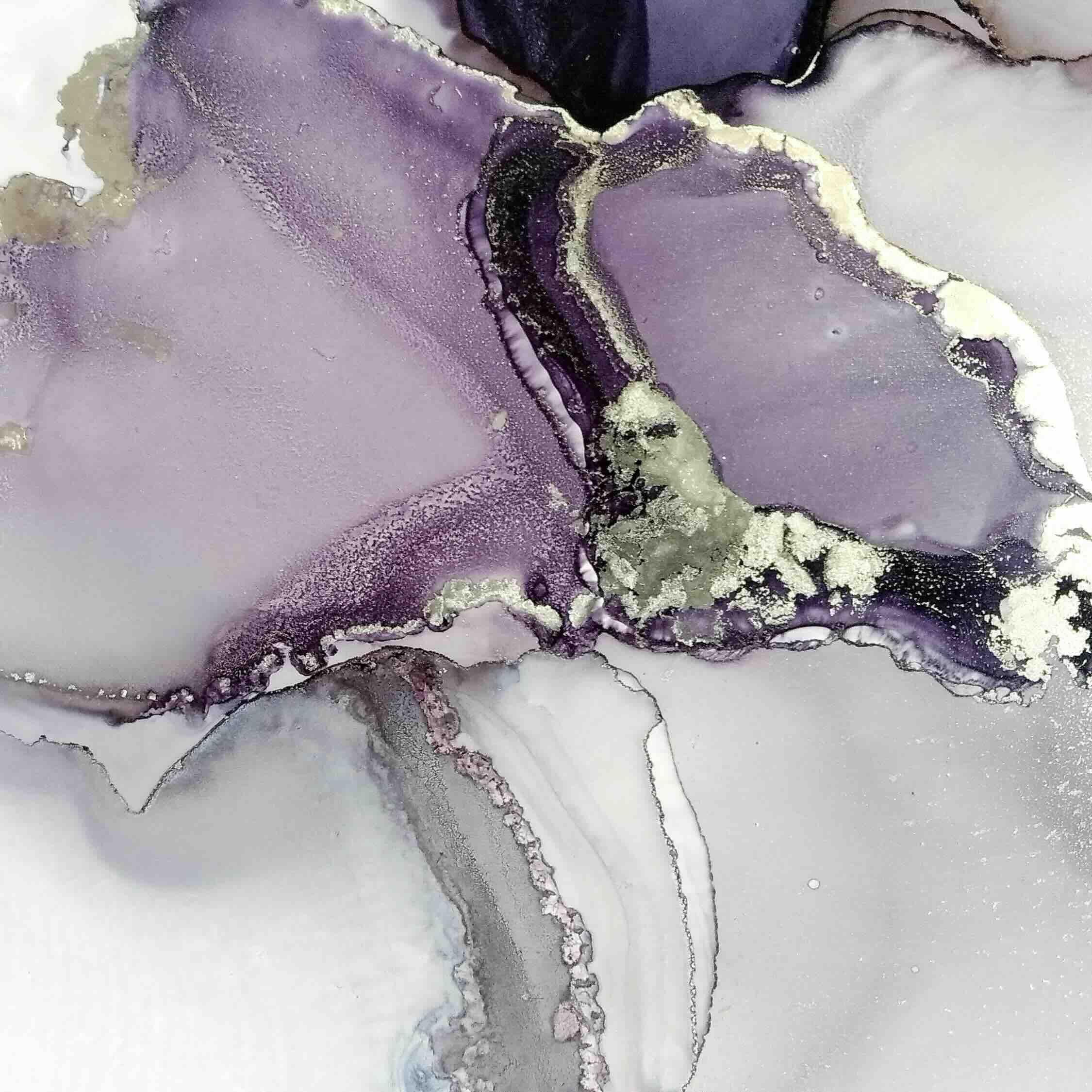 Alcohol Ink. How to varnish.