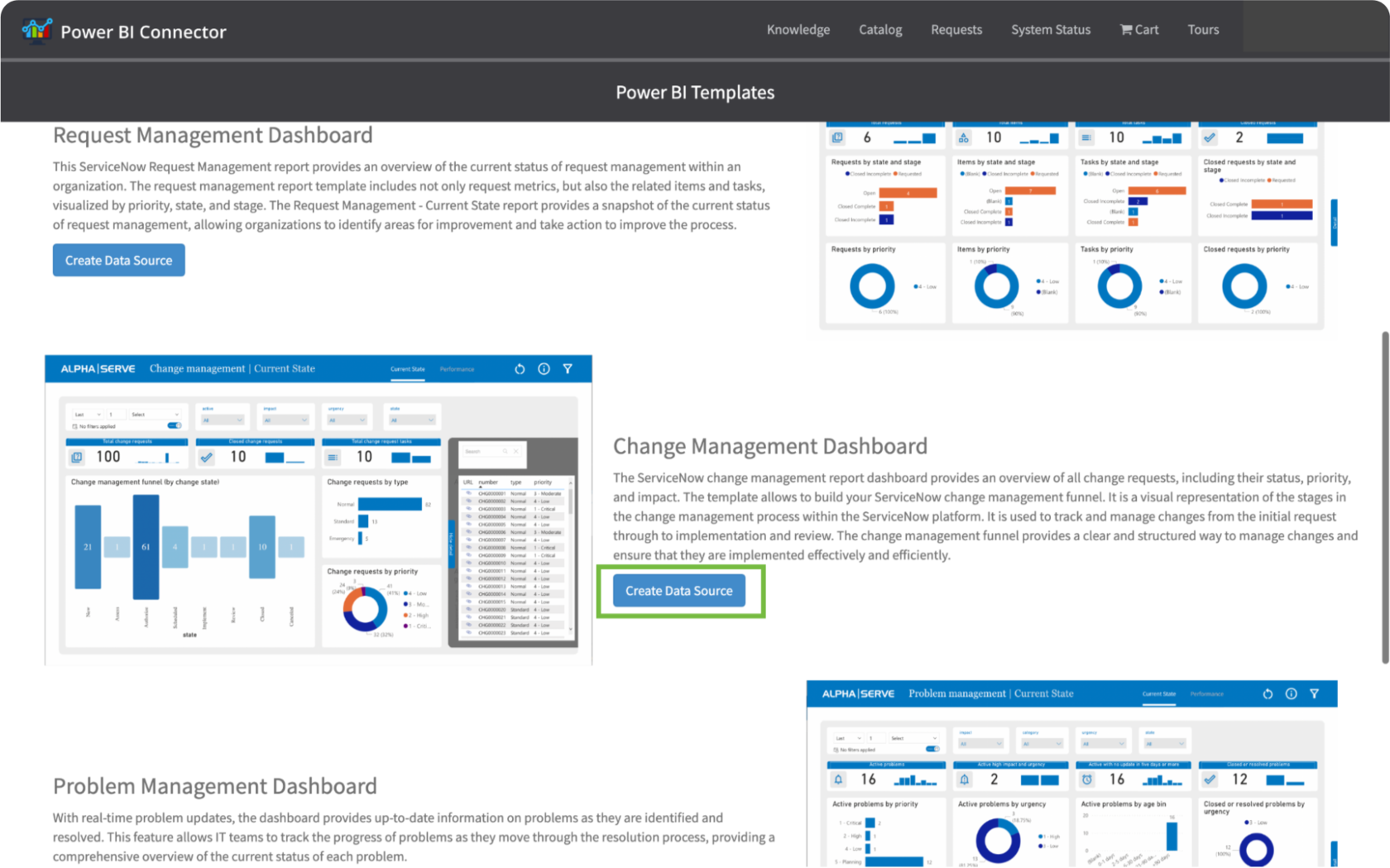 Create ServiceNow Change Management Report in Power BI with a pre-build Dashboard Template