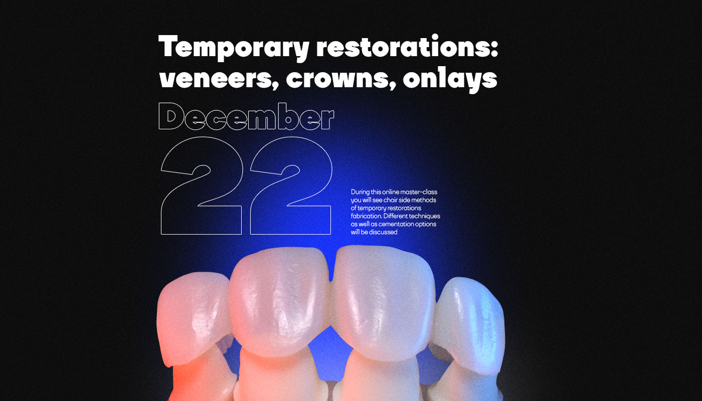 Temporary restorations: veneers, crowns, onlays. Online master-class ...