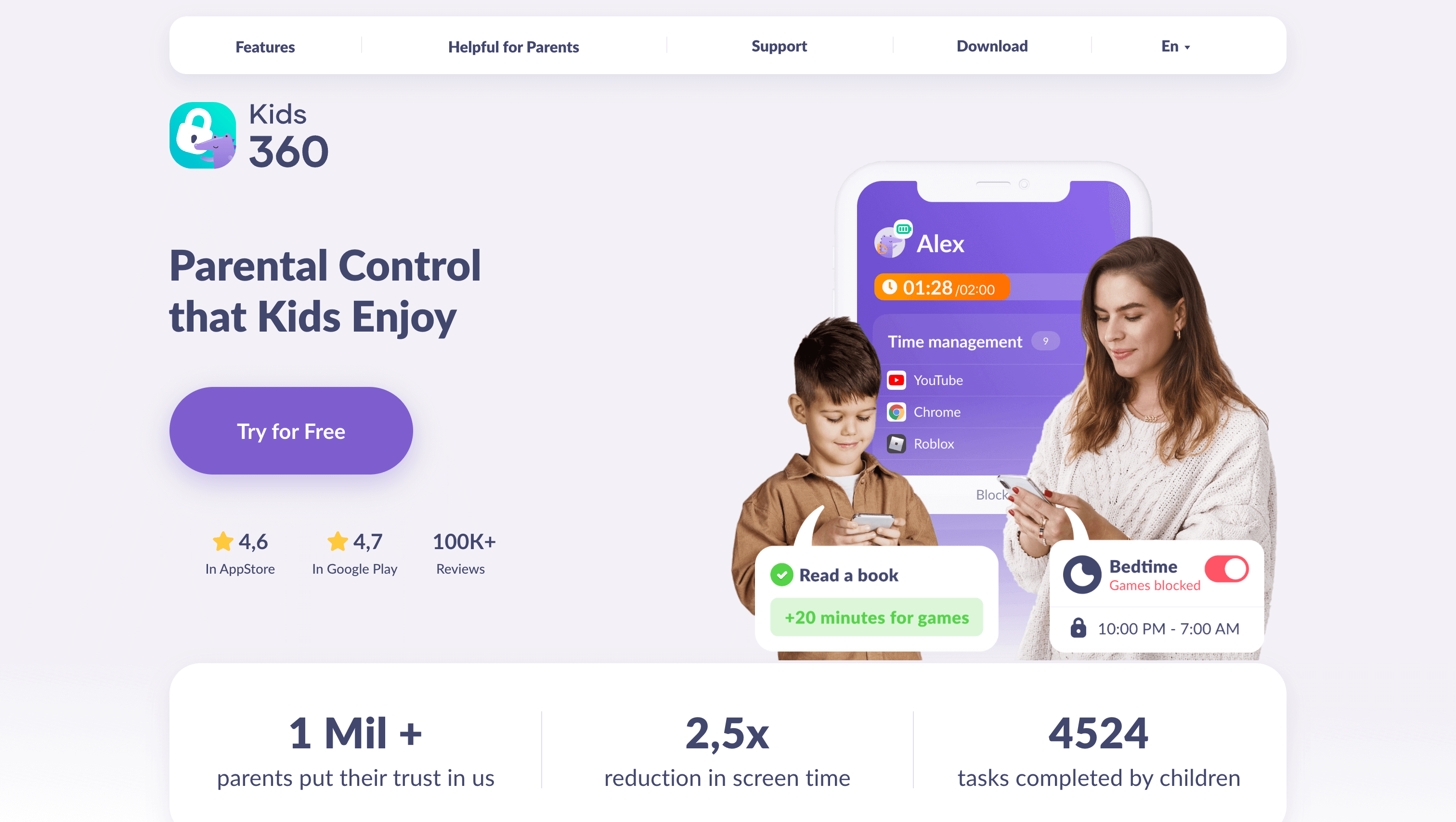 Kids360 App — Parental control that kids enjoy