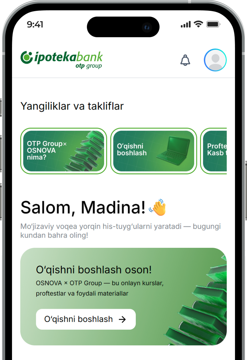 Ipoteka bank OTP Group x OSNOVA Bilimxona