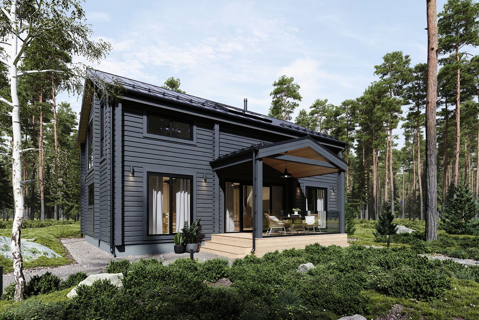 Prefabricated House Kits in Oklahoma City, Oklahoma | Prefab log home ...