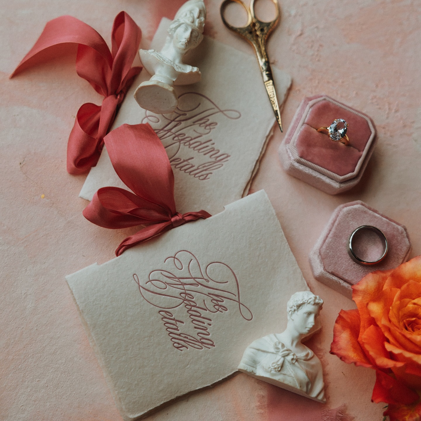 Juliette Font | Romantic wedding script by Blessed Print