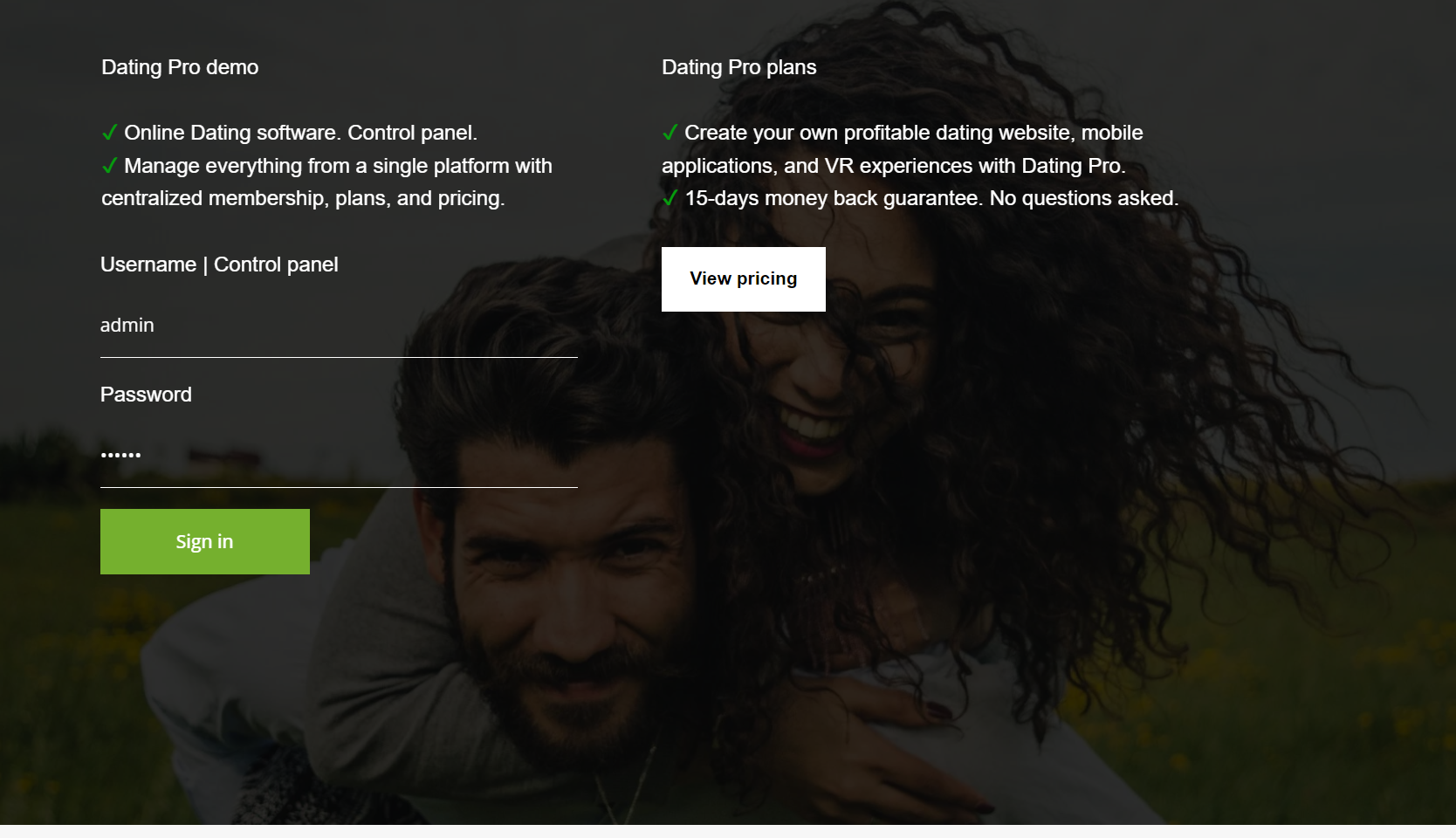 Start your own profitable dating site and mobile apps with PG Dating Pro