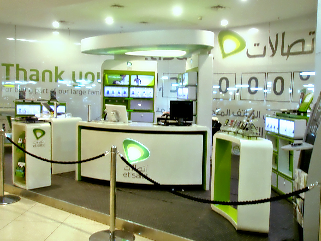 Etisalat Exhibition Stand by Remarkable FZE