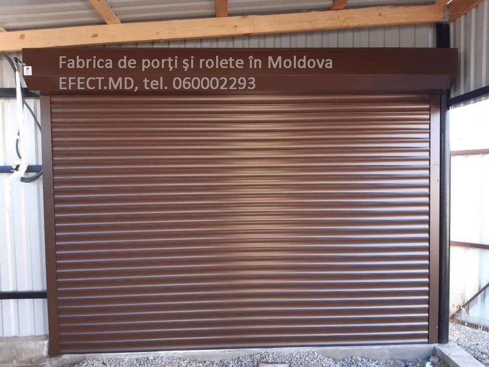 Poze lucrărilor de instalarea ușilor rolete pentru garaj. Fabrica de ...