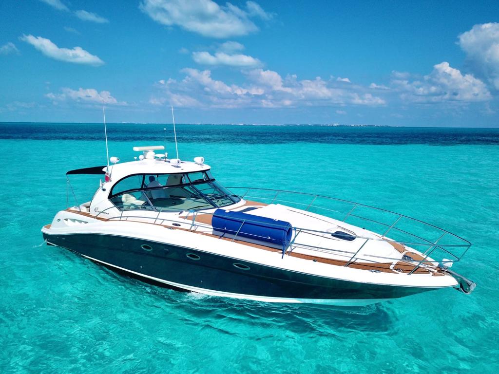 44ft Sea Ray Sexy Time Cancun boat charter