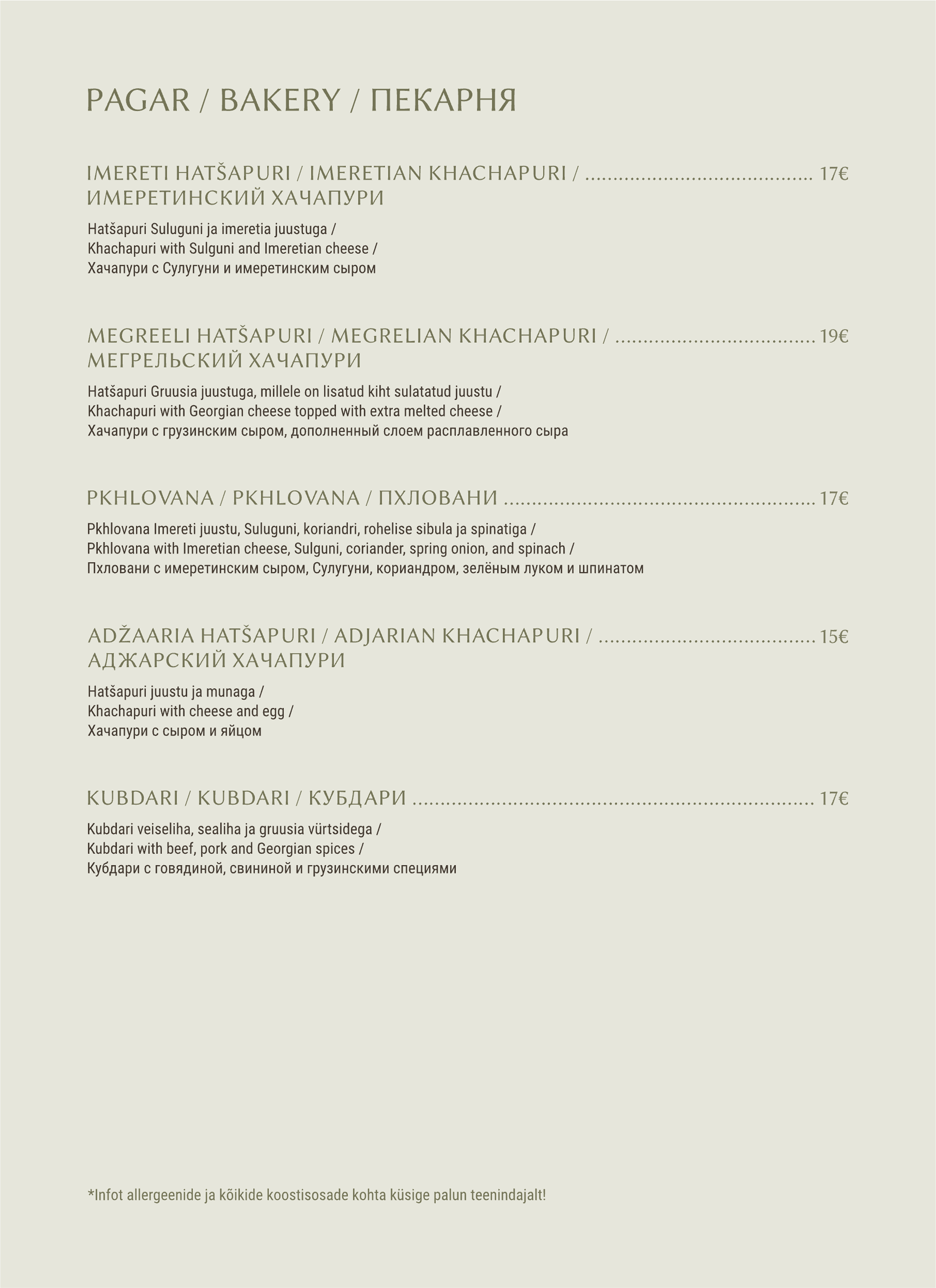 GOBI | Modern georgian cuisine restaurant