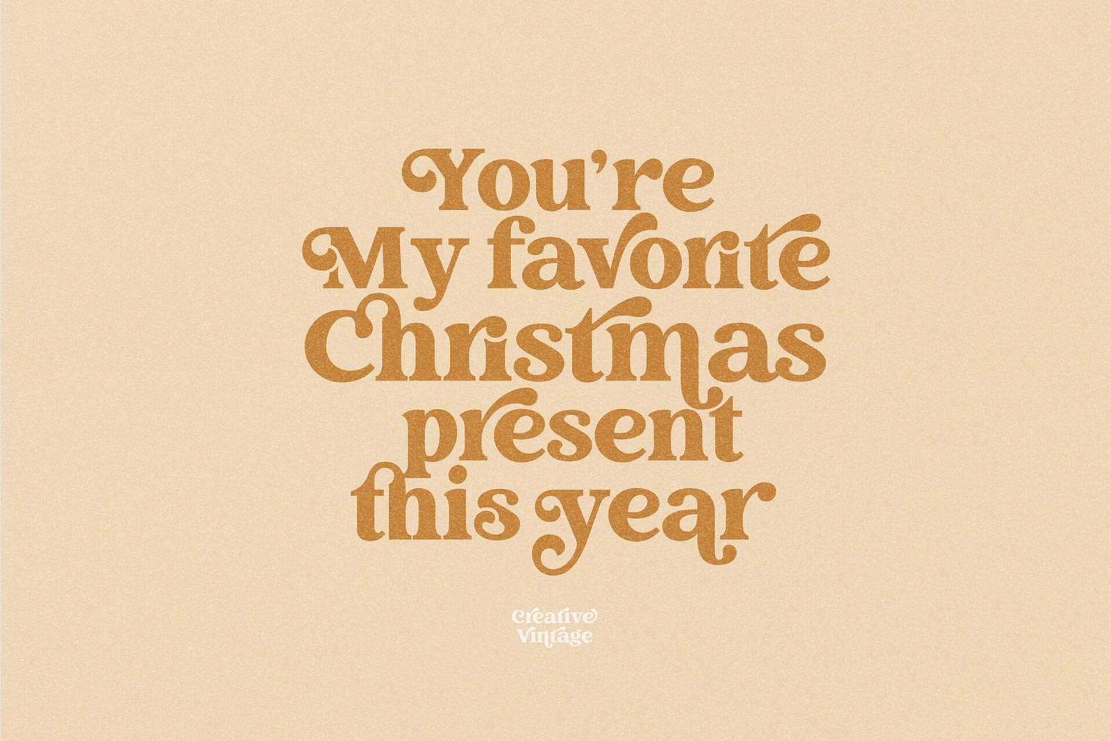 Creative Vintage Font | Serif Fonts - Blessed Print